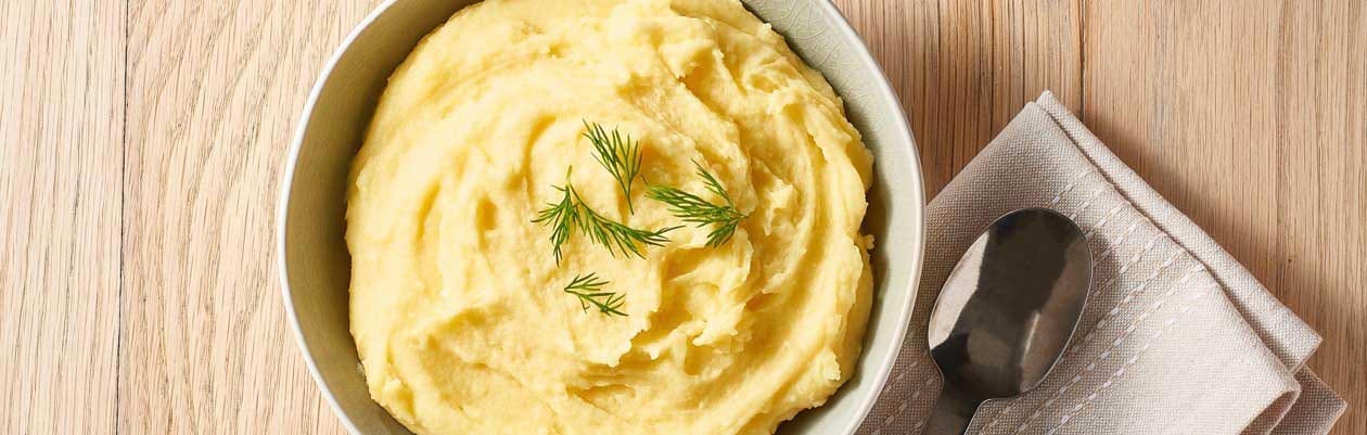 Potatoes, dried and flaked for great taste and texture