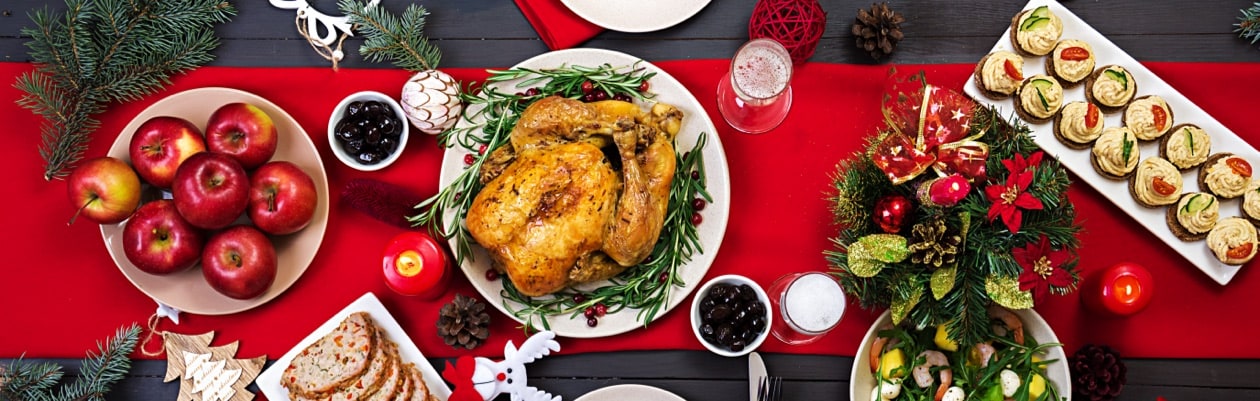 Inspiring textures in Christmas food